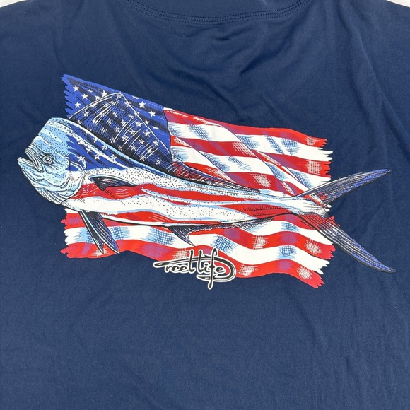 reel life | Shirts | Reel Life Shirt Xxxl Blue Sun Ray Defender Upf 5 ...